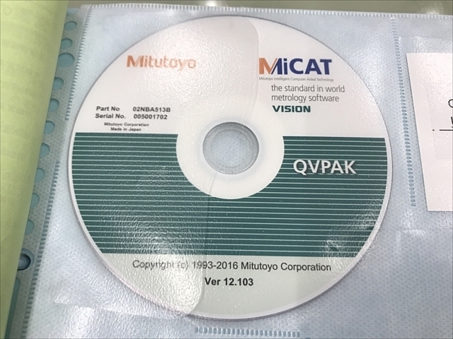 C112743 CNC画像測定機 ミツトヨ QV-L202Z1L-D(No.363-109) | 株式会社 小林機械